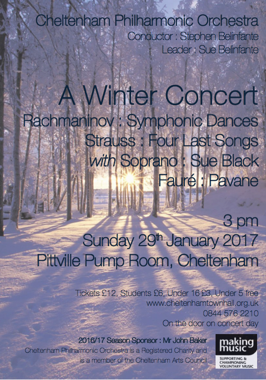 Winter Concert – Cheltenham Philharmonic Orchestra